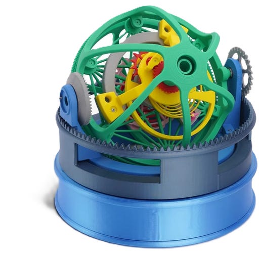 Bambu Lab Triple-axis Tourbillon Model Components Kit-007 - 3DJake Schweiz