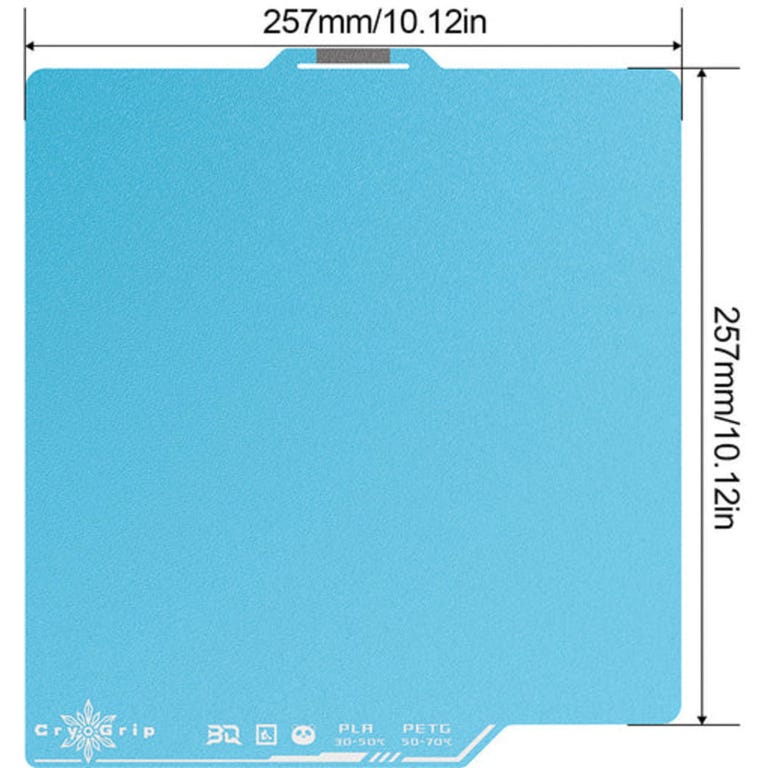 BIQU Panda Build Plate CryoGrip Pro Frostbite – Blue - 3DJake Deutschland