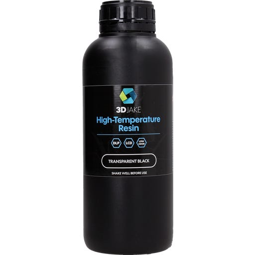 3DJAKE High-Temperature Resin Transparent Black, 1.000 g - 3DJake Portugal