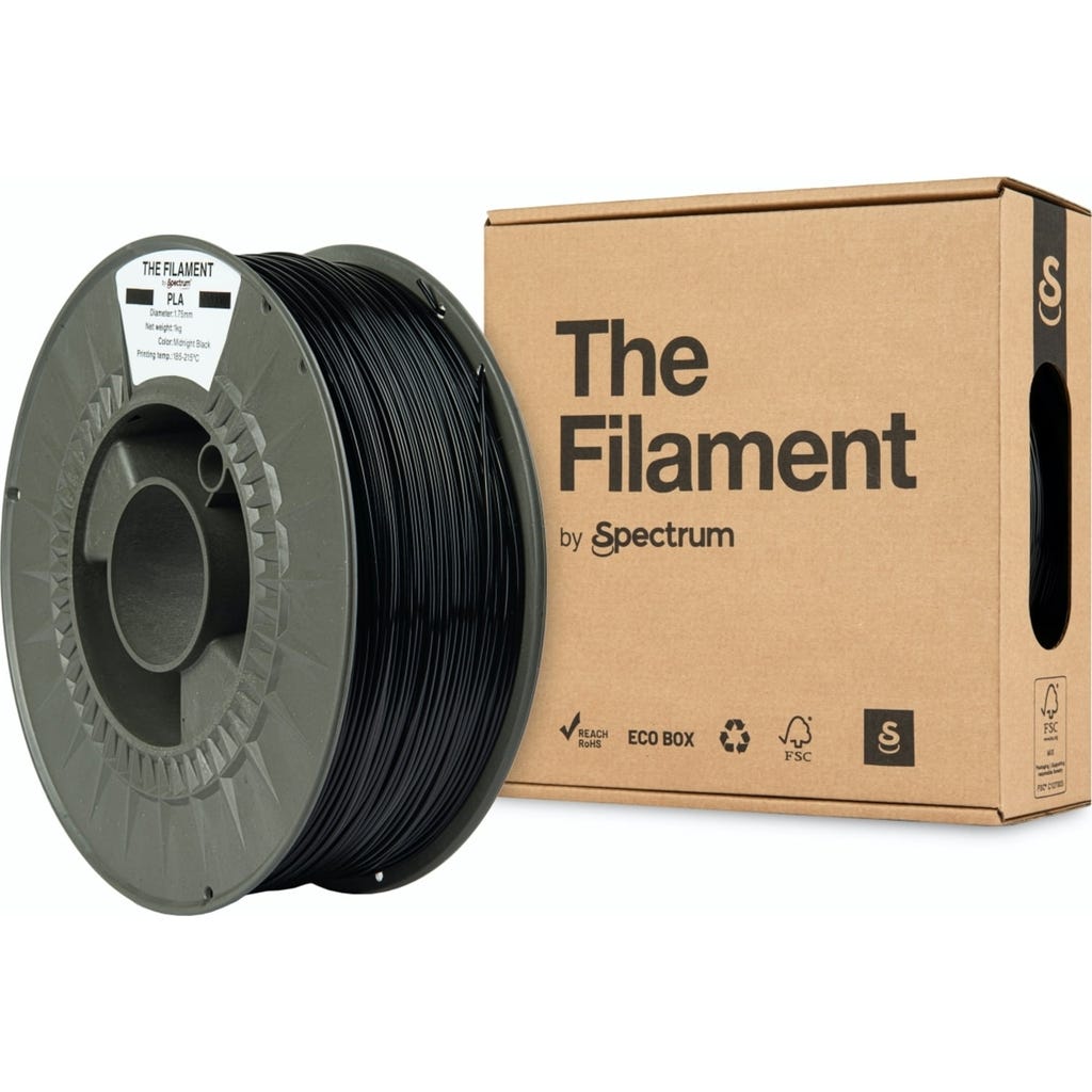 The Filament PLA Midnight Black - 3DJake Online Shop