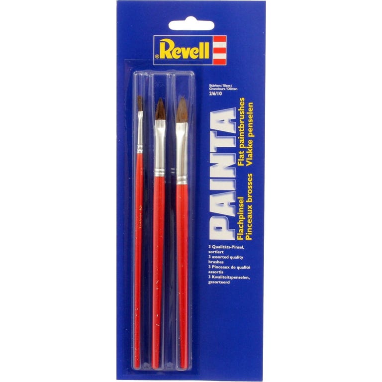 Revell Painta - Flat Brush Set, 1 set - 3DJake Ireland