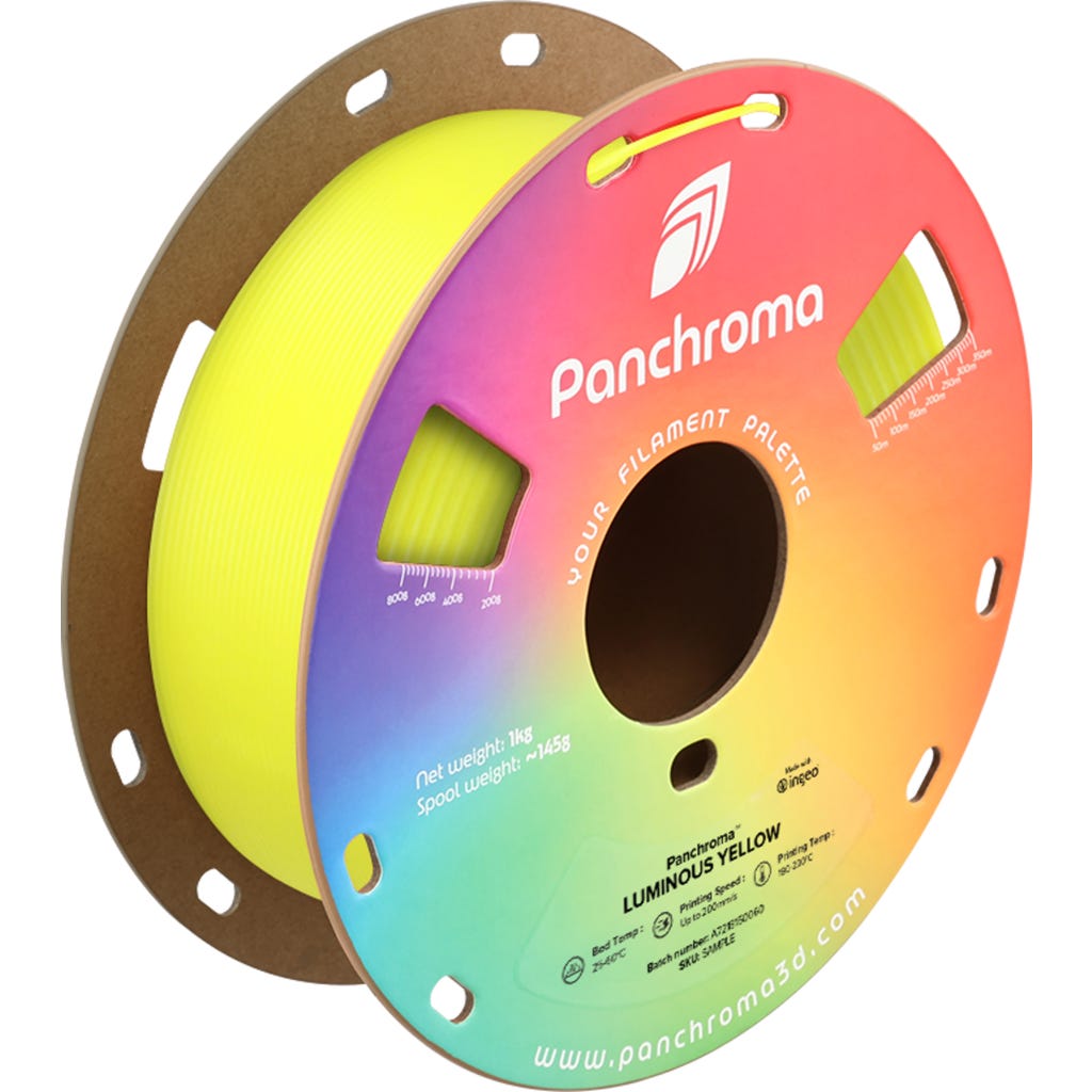 Polymaker Panchroma™ PLA Luminous Yellow - 3DJake International