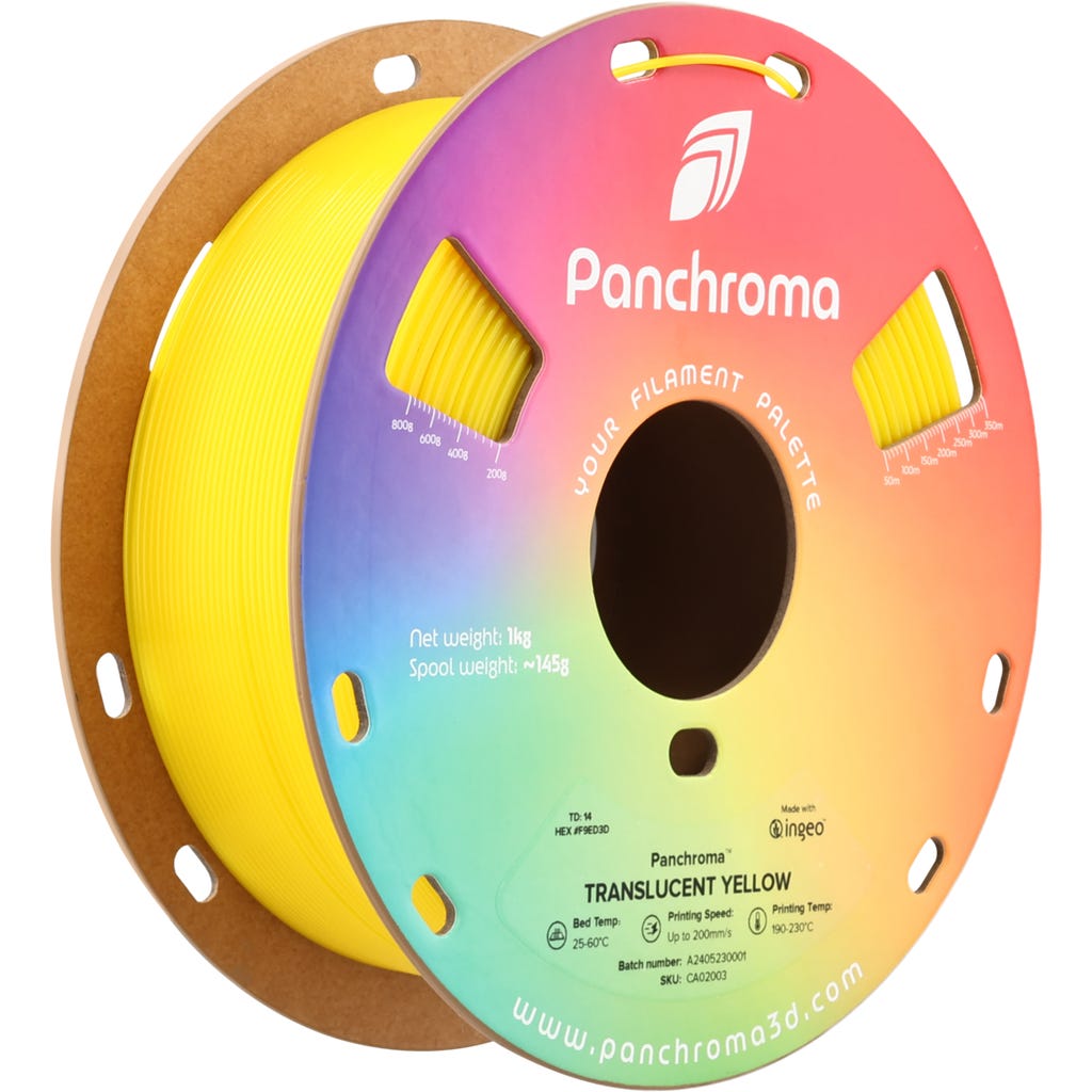 Polymaker Panchroma™ PLA Translucent Yellow - 3DJake España