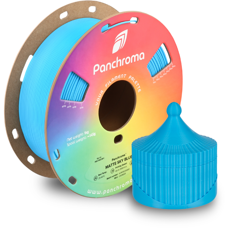 Polymaker Panchroma™ PLA Matte Sky Blue - 3DJake Slovenija