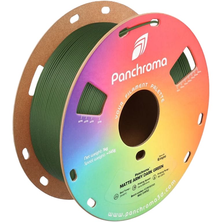 Polymaker Panchroma™ PLA Matte Army Dark Green - 3DJake International