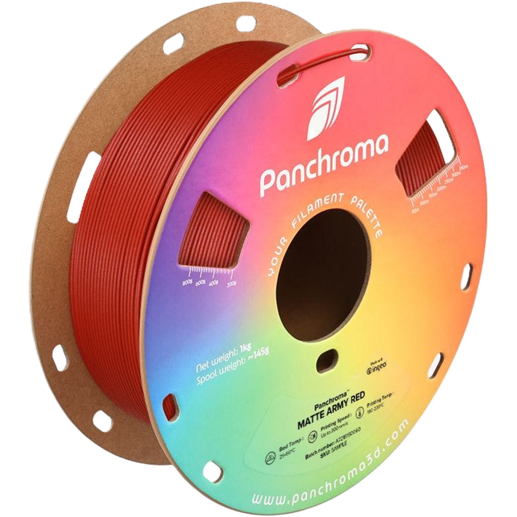 Polymaker Panchroma™ PLA Matte Army Red - 3DJake France