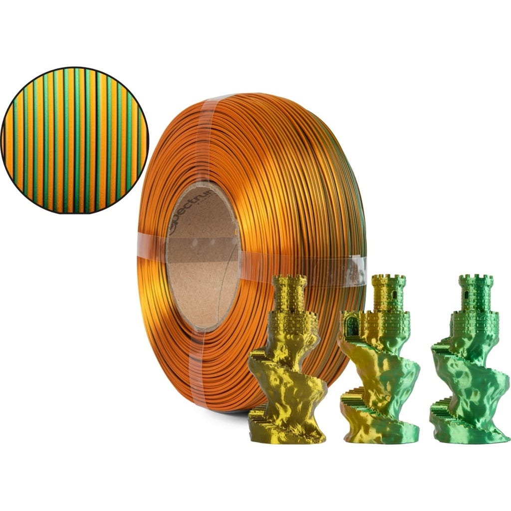 Spectrum ReFill PLA Magic Silk Amber Leaf - 3DJake España