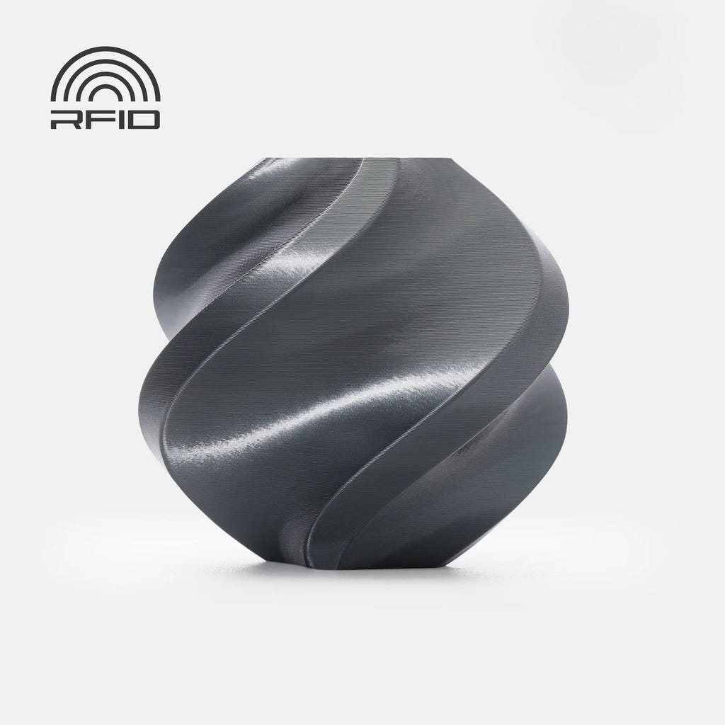 Bambu Lab PLA Silk+ Titan Gray - 3DJake Suomi