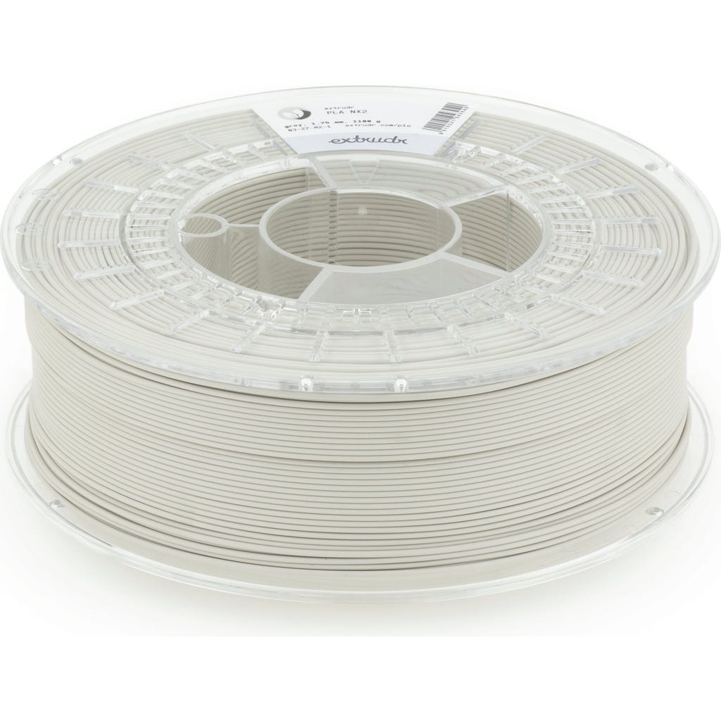 Extrudr PLA NX2 Matt Grey - 3DJake Ireland