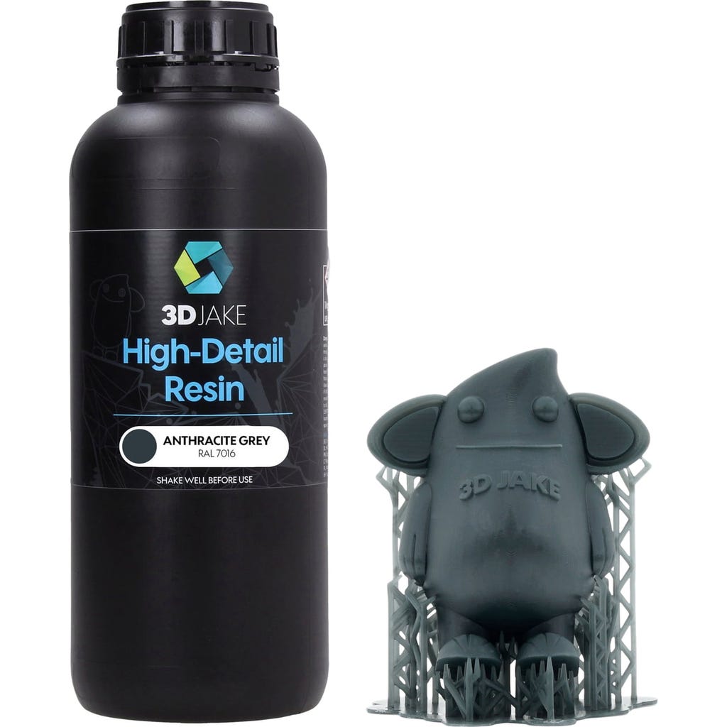 3DJAKE 8K High-Detail Resin Anthracite Grey, 1.000 g - 3DJake International