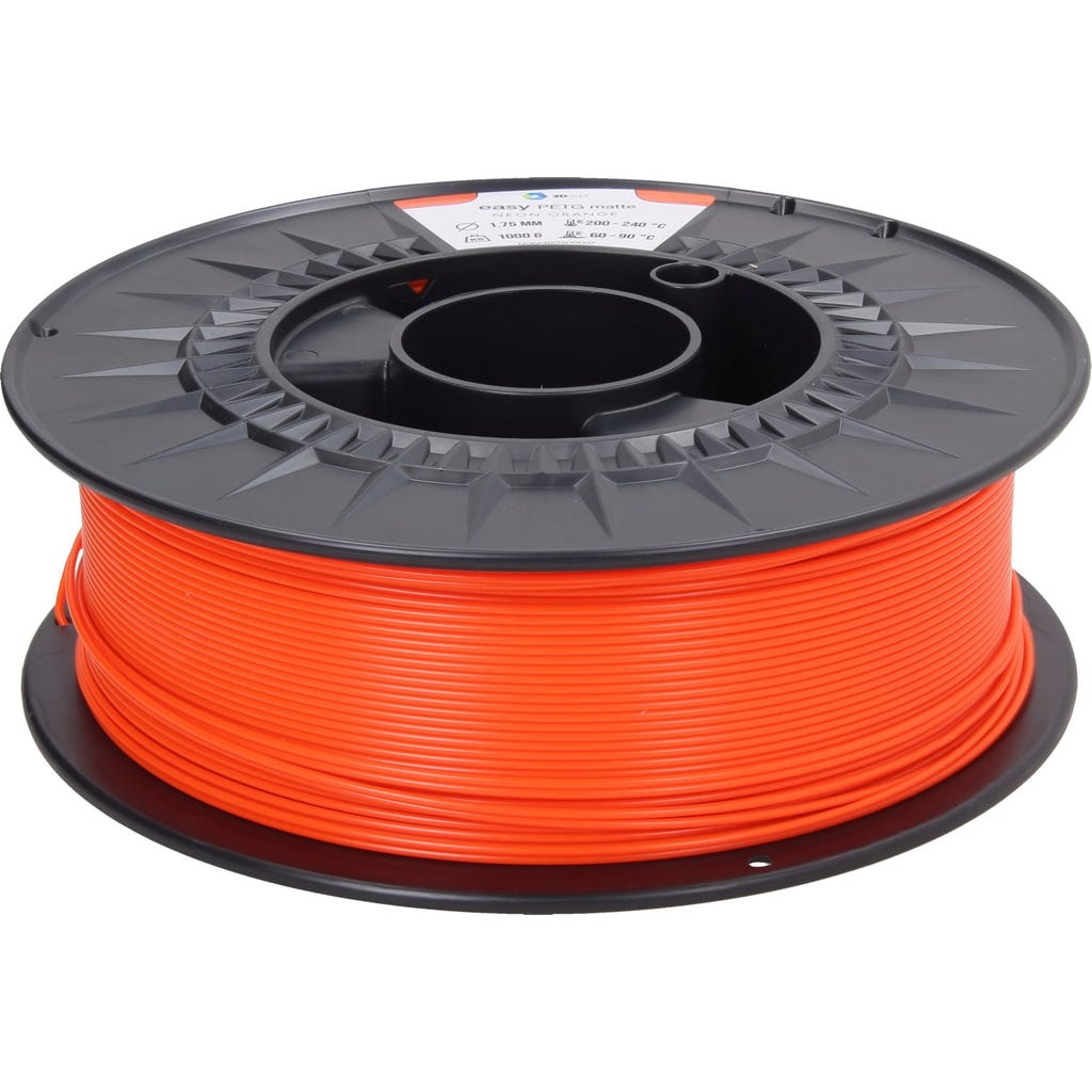 3DJAKE easyPETG Matte Neon Orange - 3DJake International