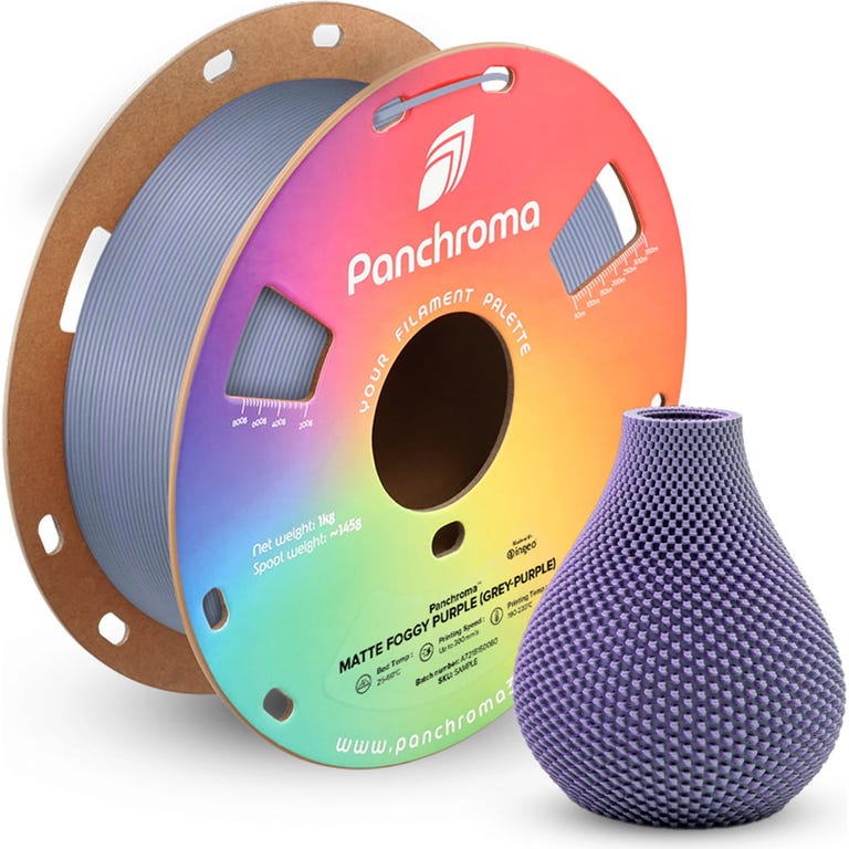 Polymaker Panchroma™ PLA Dual Matte Foggy Purple (Grey-Purple) - 3DJake ...