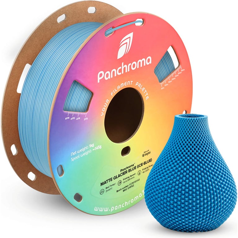 Polymaker Panchroma™ PLA Dual Matte Glacier Blue (Ice Blue) - 3DJake ...