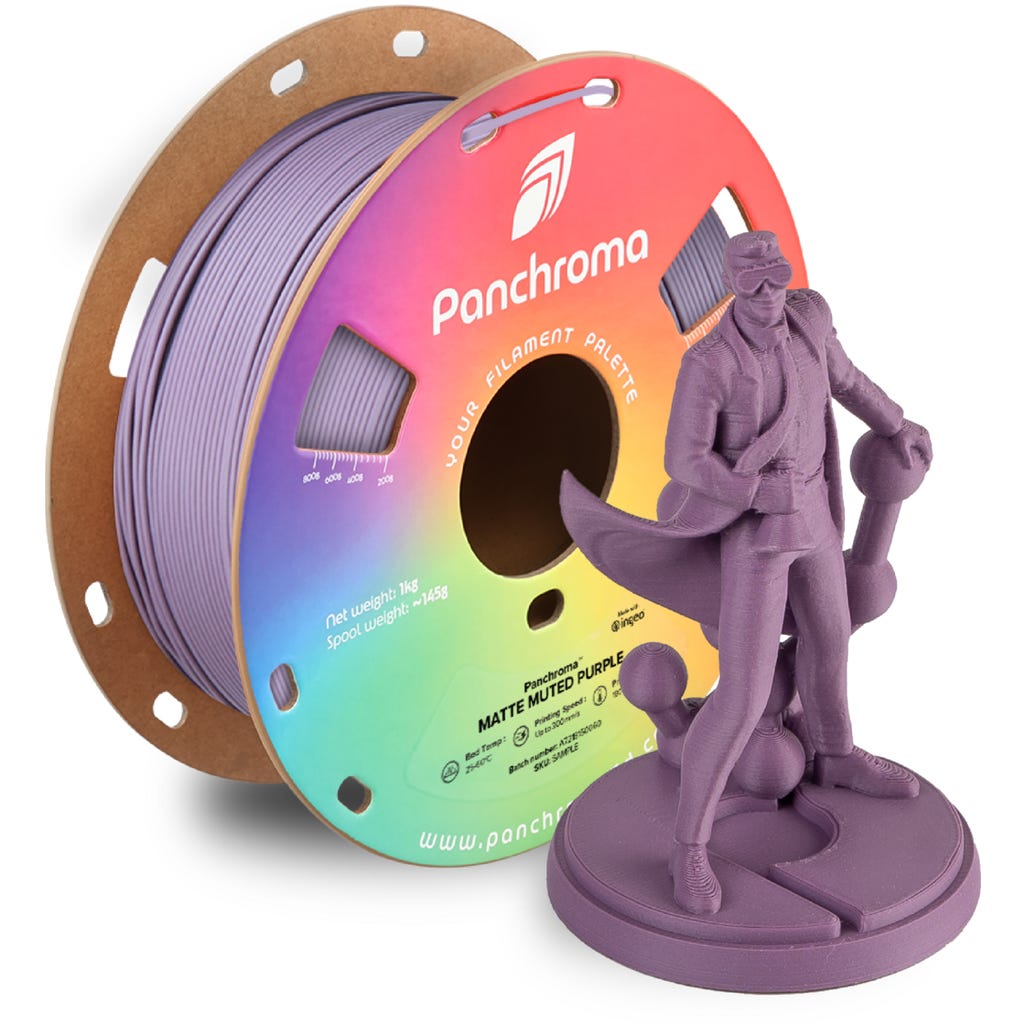 Polymaker Panchroma™ PLA Matte Muted Purple - 3DJake International