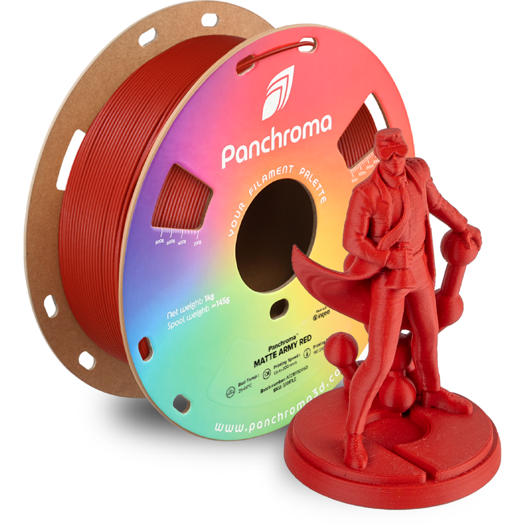 Polymaker Panchroma™ PLA Matte Army Red - 3DJake France