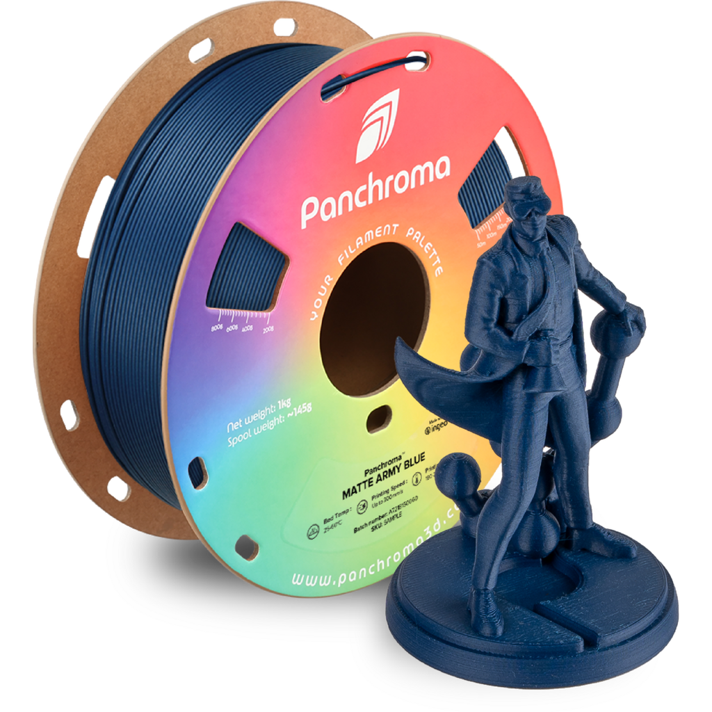 Polymaker Panchroma™ PLA Matte Army Blue - 3DJake International