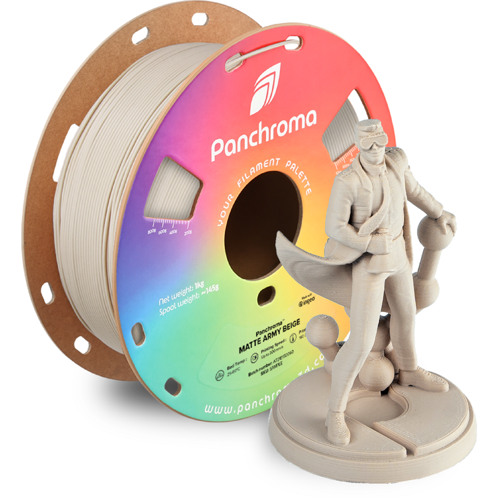 Polymaker Panchroma™ PLA Matte Army Beige - 3DJake International