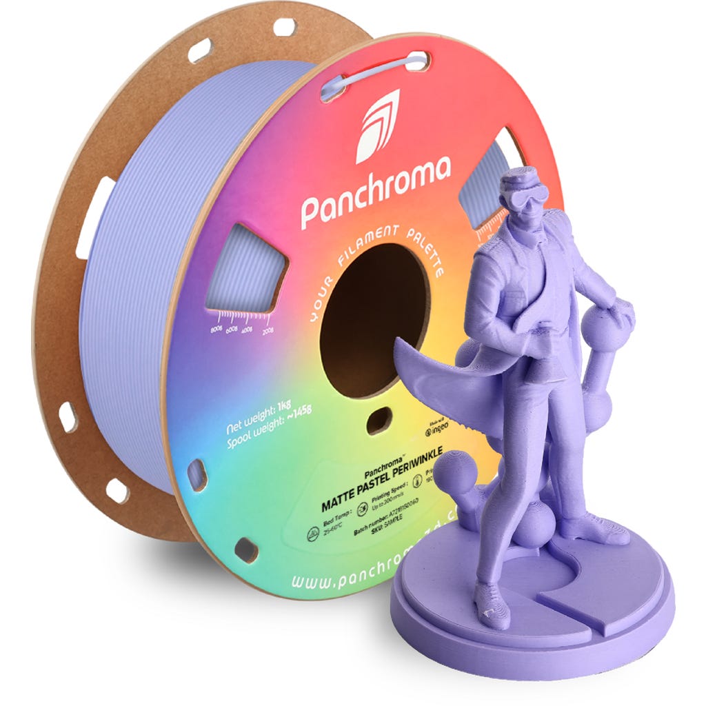 Polymaker Panchroma™ PLA Matte Pastel Periwinkle - 3DJake International