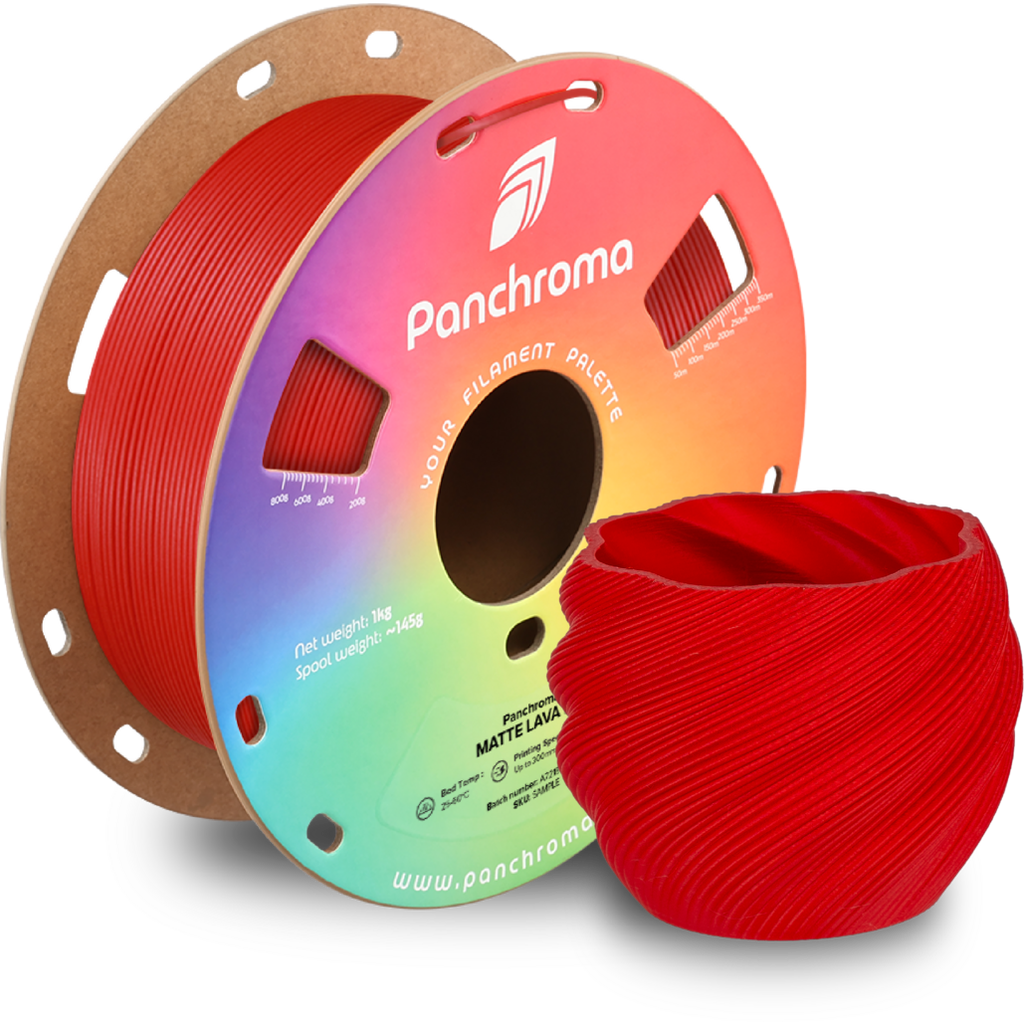 Polymaker Panchroma™ PLA Matte Lava Red - 3DJake International