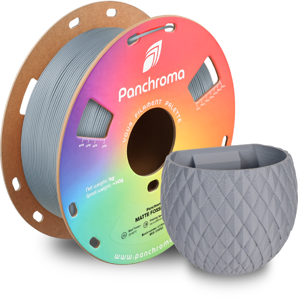 Polymaker Panchroma™ PLA Matte Fossil Grey - 3DJake Nederland