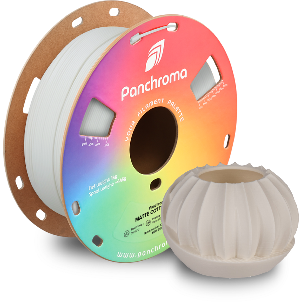 Polymaker Panchroma™ PLA Matte Cotton White - 3DJake International