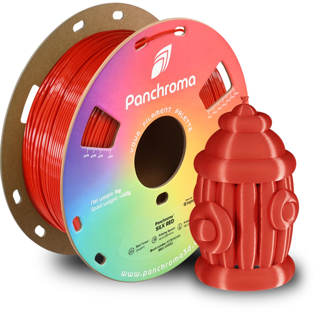 Polymaker Panchroma™ PLA Silk Red - 3DJake International