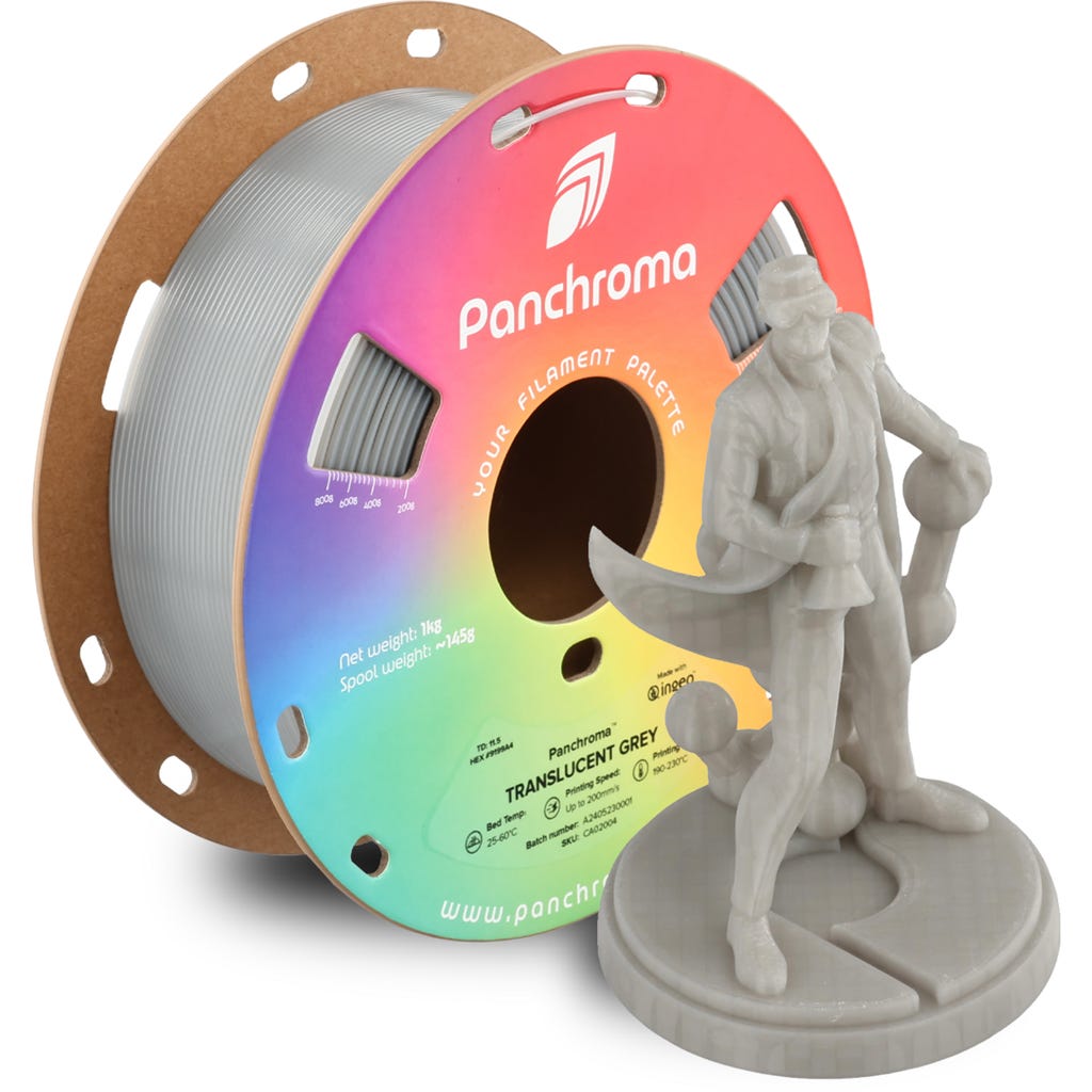 Polymaker Panchroma™ PLA Translucent Grey - 3DJake Hrvatska