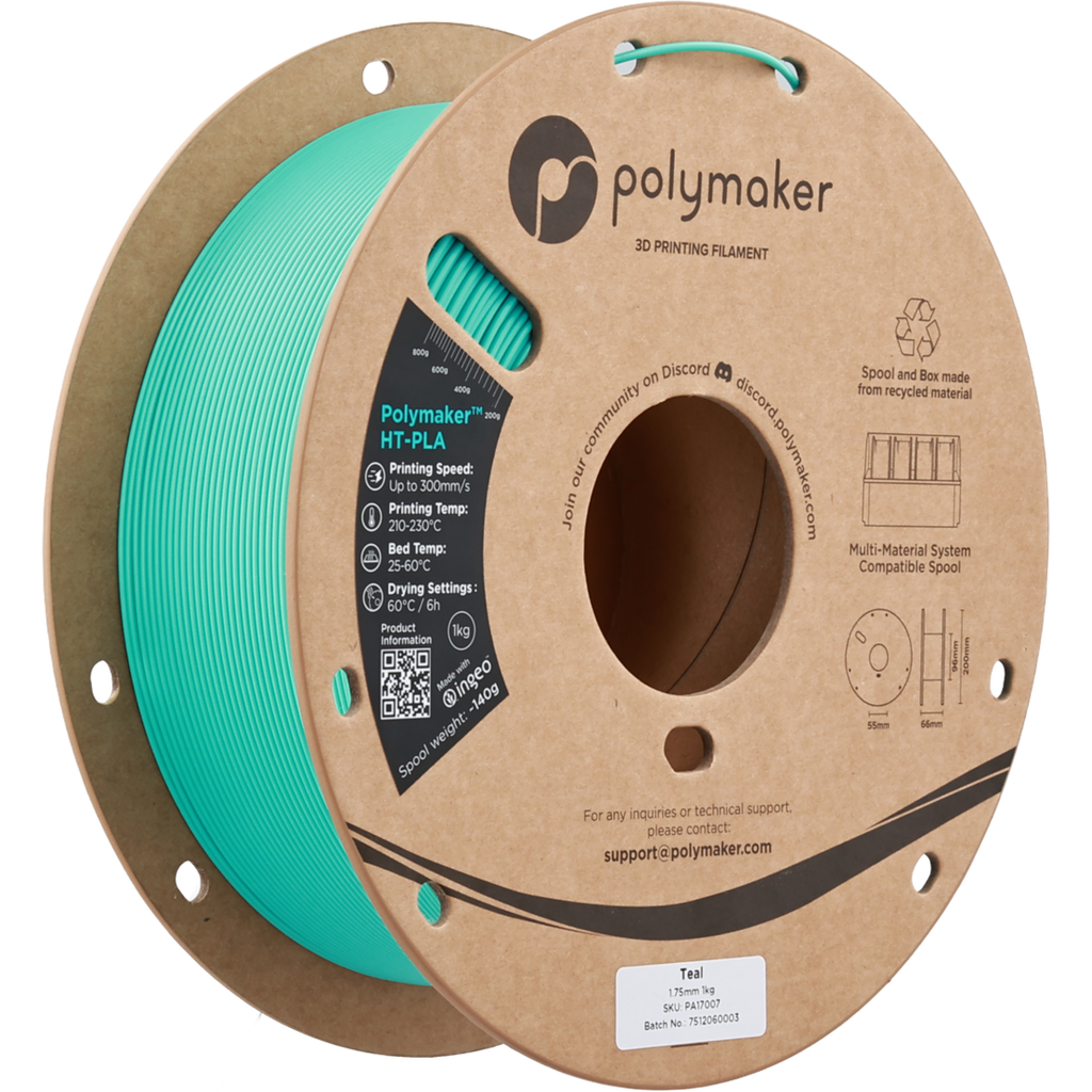 Polymaker HT-PLA Teal - 3DJake