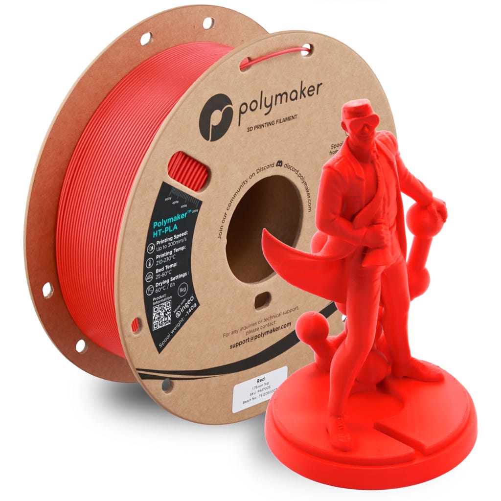 Polymaker HT-PLA Red - 3DJake Suomi