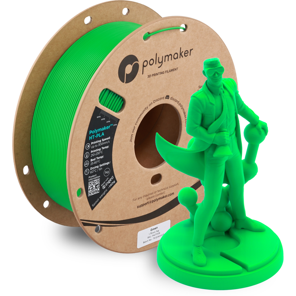 Polymaker HT-PLA Green - 3DJake Česká republika
