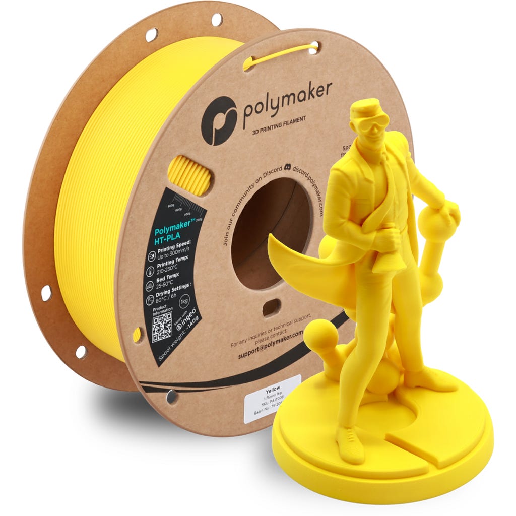 Polymaker HT-PLA Yellow - 3DJake Ireland