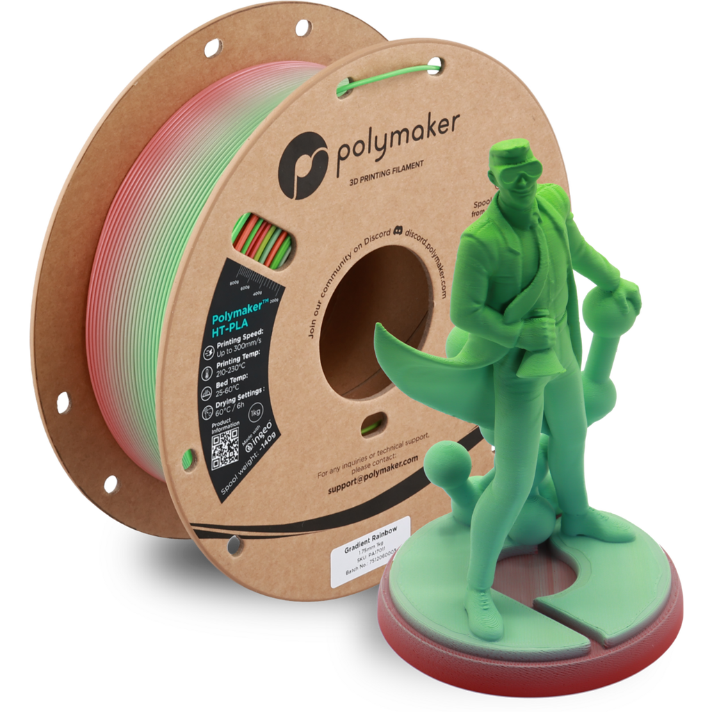 Polymaker HT-PLA Gradient Rainbow - 3DJake International