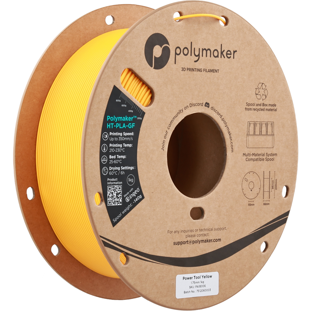 Polymaker HT-PLA-GF Power Tool Yellow - 3DJake Deutschland