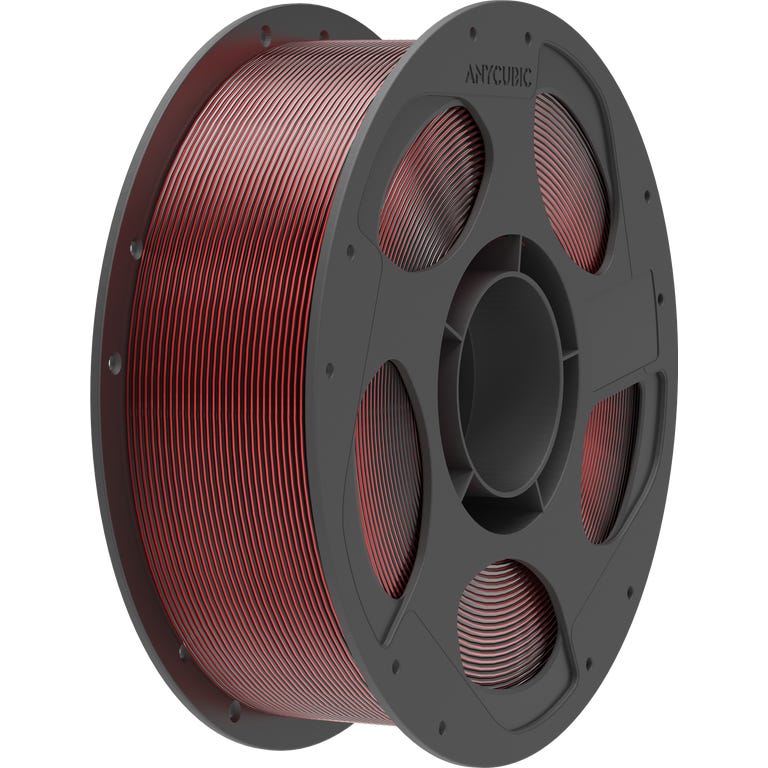 Anycubic PLA Silk Dual Color Black Red - 3DJake