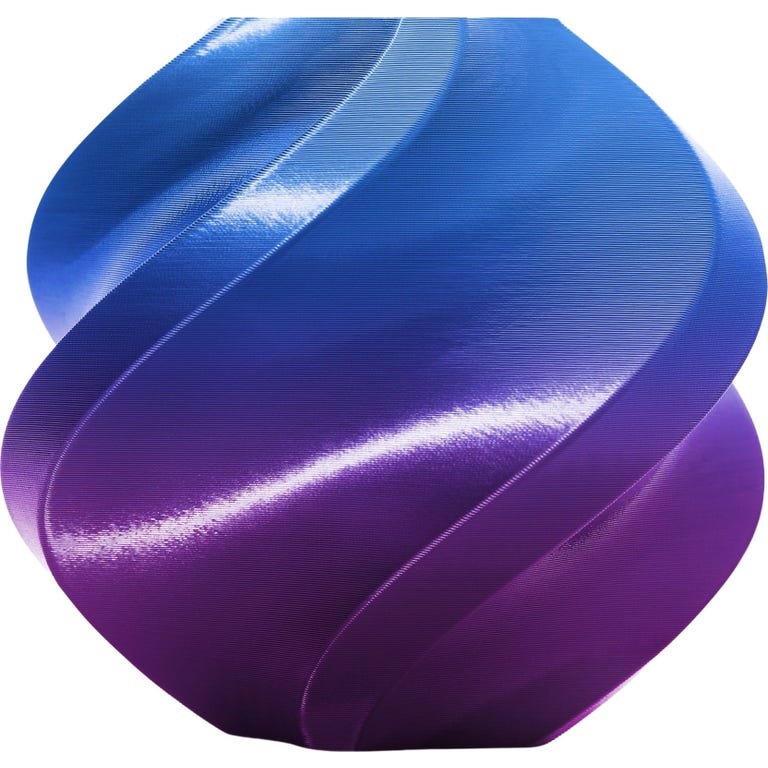 Bambu Lab PLA Silk Dual Color Aurora Purple - 3DJake International