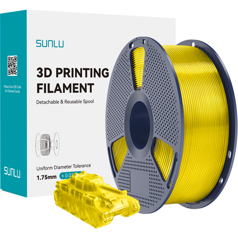 SUNLU PLA Transparent Yellow - 3DJake Deutschland