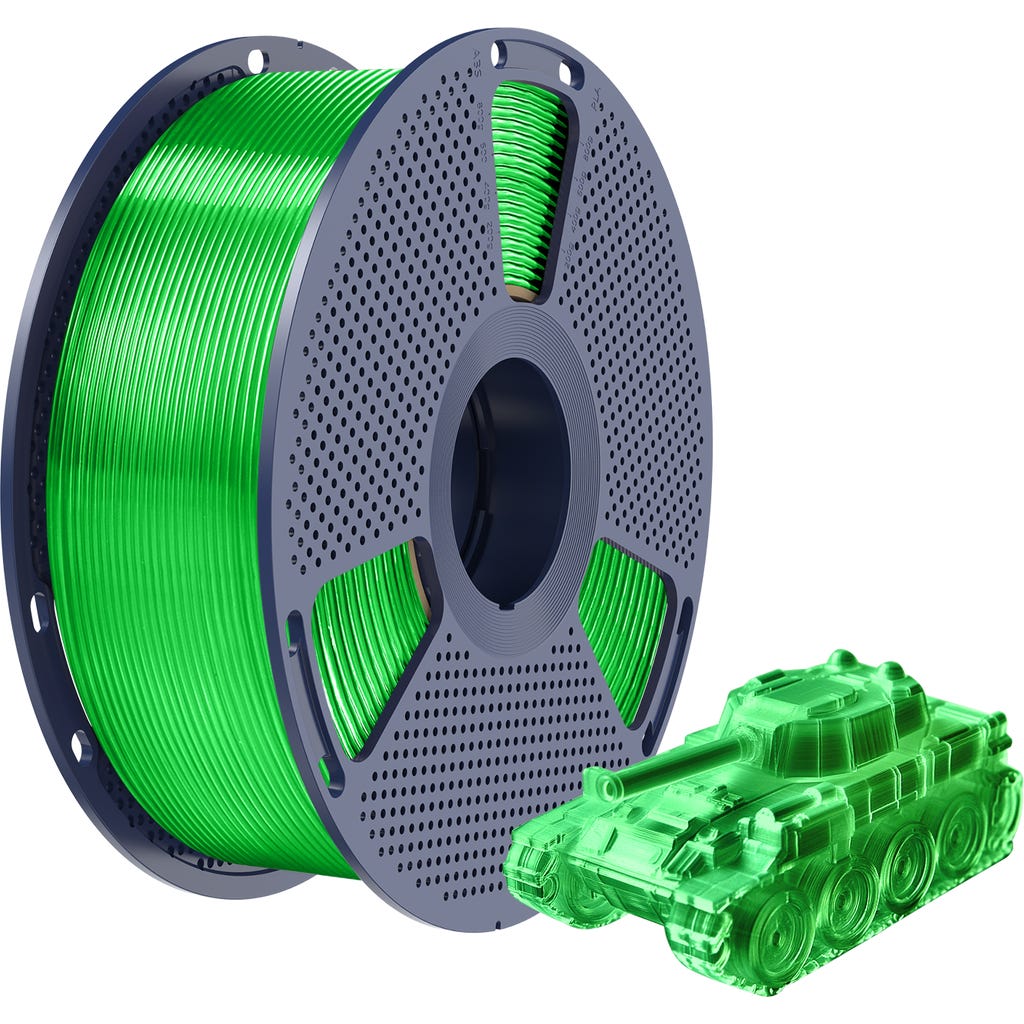 SUNLU PLA Transparent Green - 3DJake Sverige