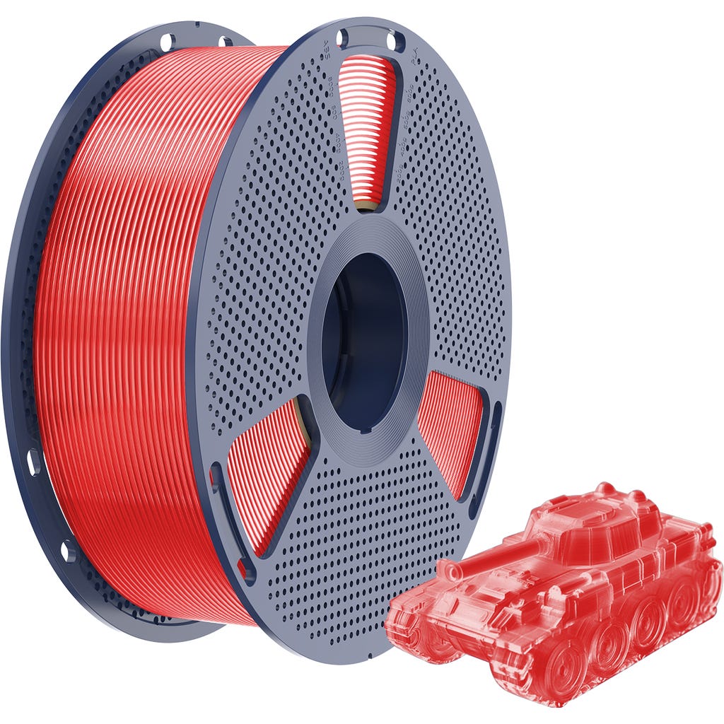 SUNLU PLA Transparent Red - 3DJake International