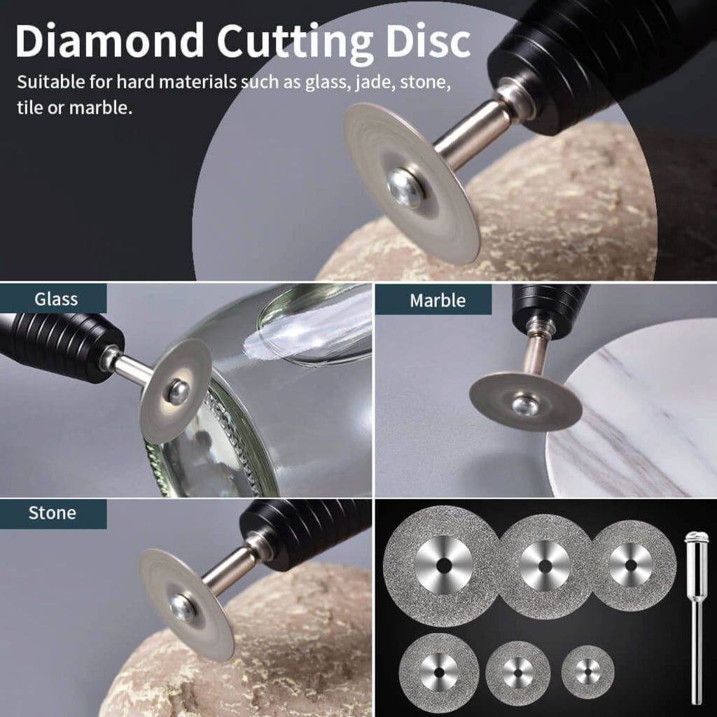 Hanboost Cutting Disc Set for Rotary Tool, 1 set - 3DJake International