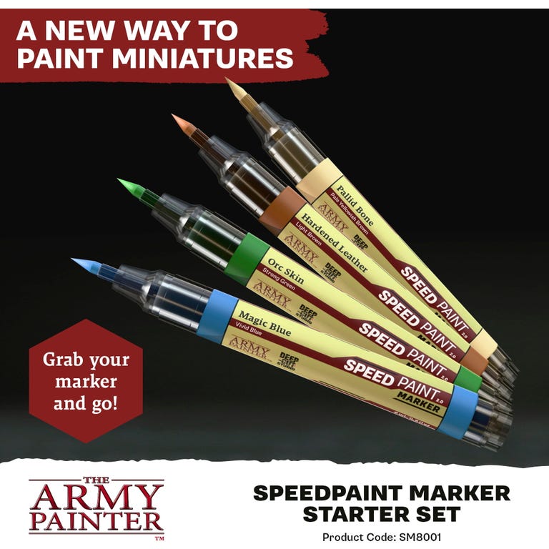The Army Painter Speedpaint Marker Starter Set, 1 set - 3DJake España