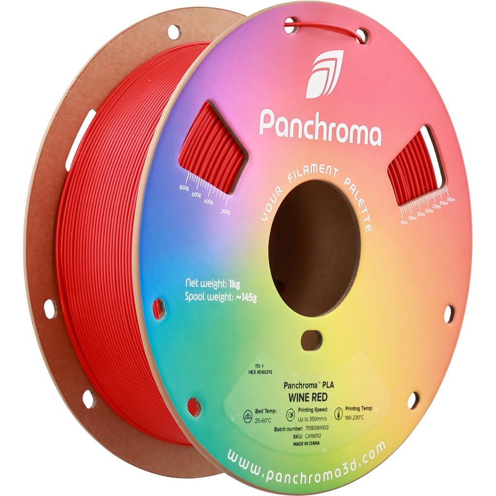 Polymaker Panchroma™ PLA Wine Red - 3DJake International
