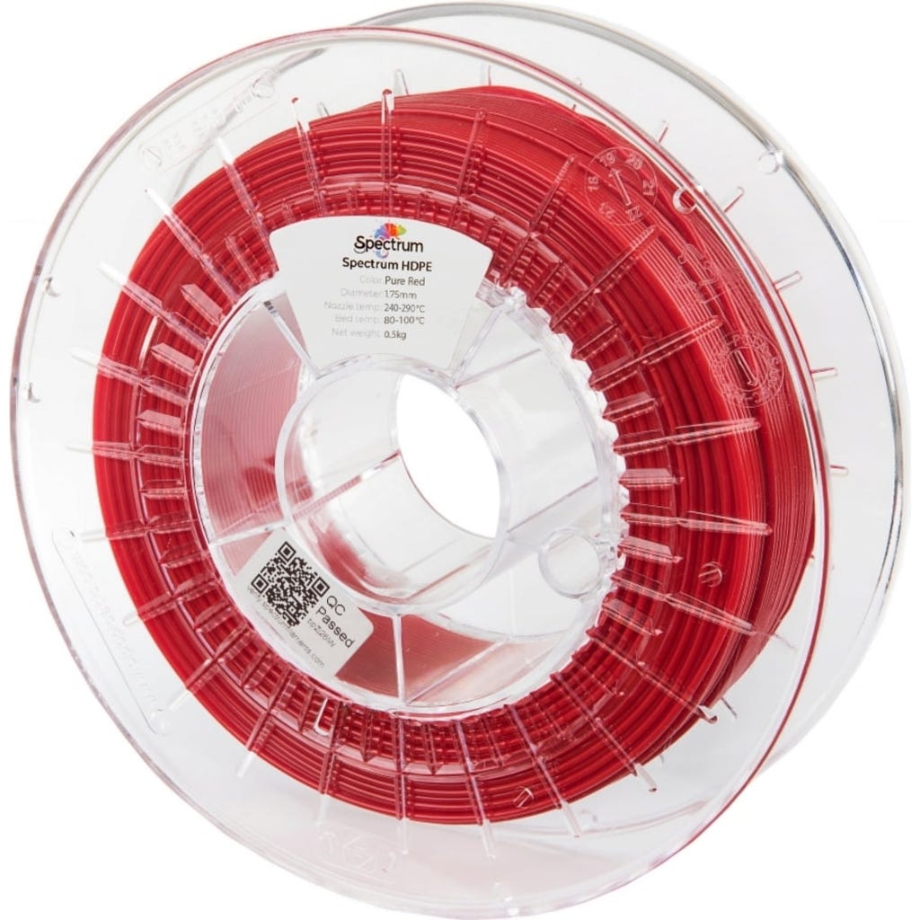 Spectrum HDPE Pure Red - 3DJake Suomi