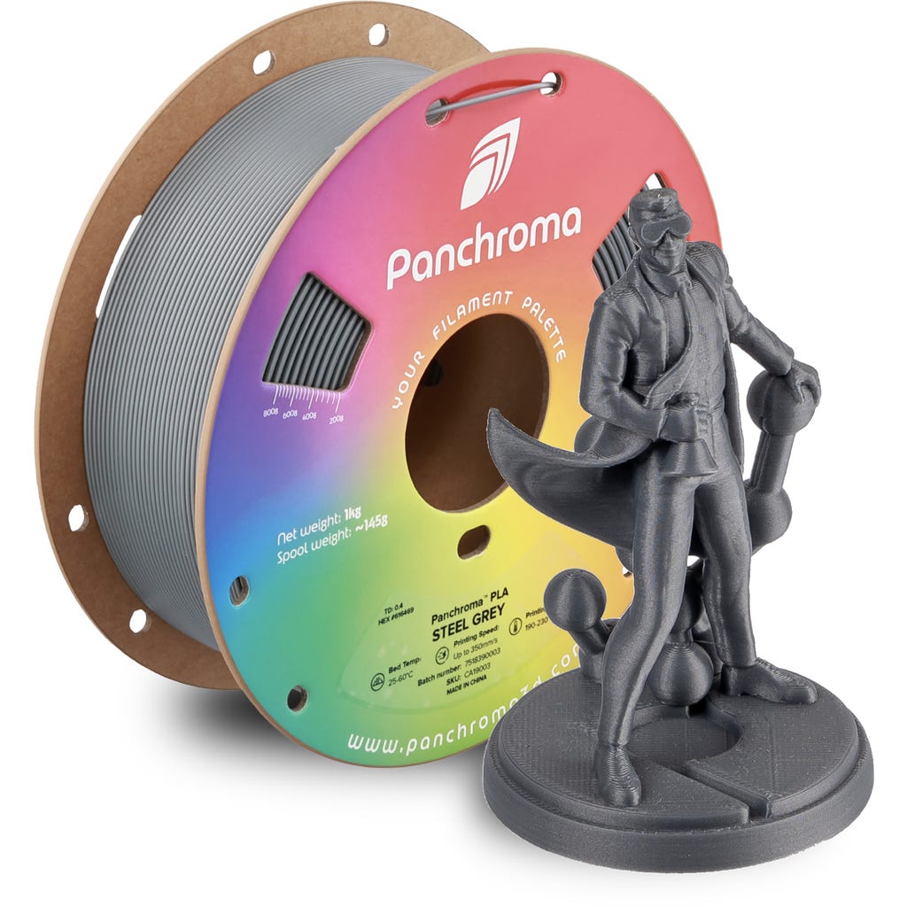 Polymaker Panchroma™ PLA Steel Grey - 3DJake Schweiz