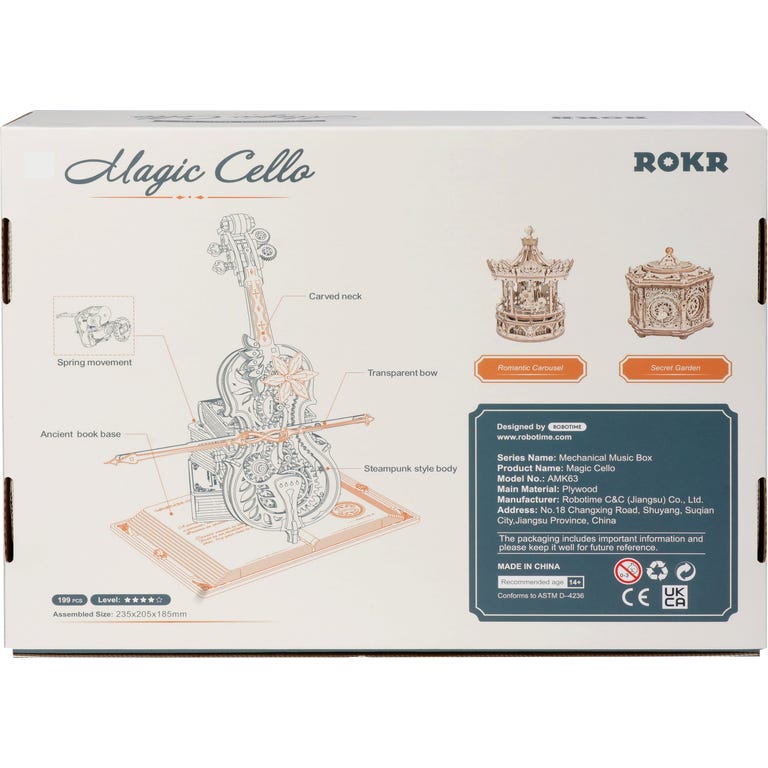 ROKR Magic Cello, 1 комплект - 3DJake България
