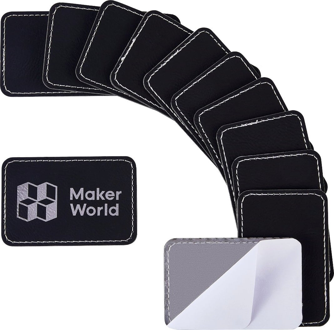 Bambu Lab Rectangular PU Iron-on Patch - 3DJake Suomi