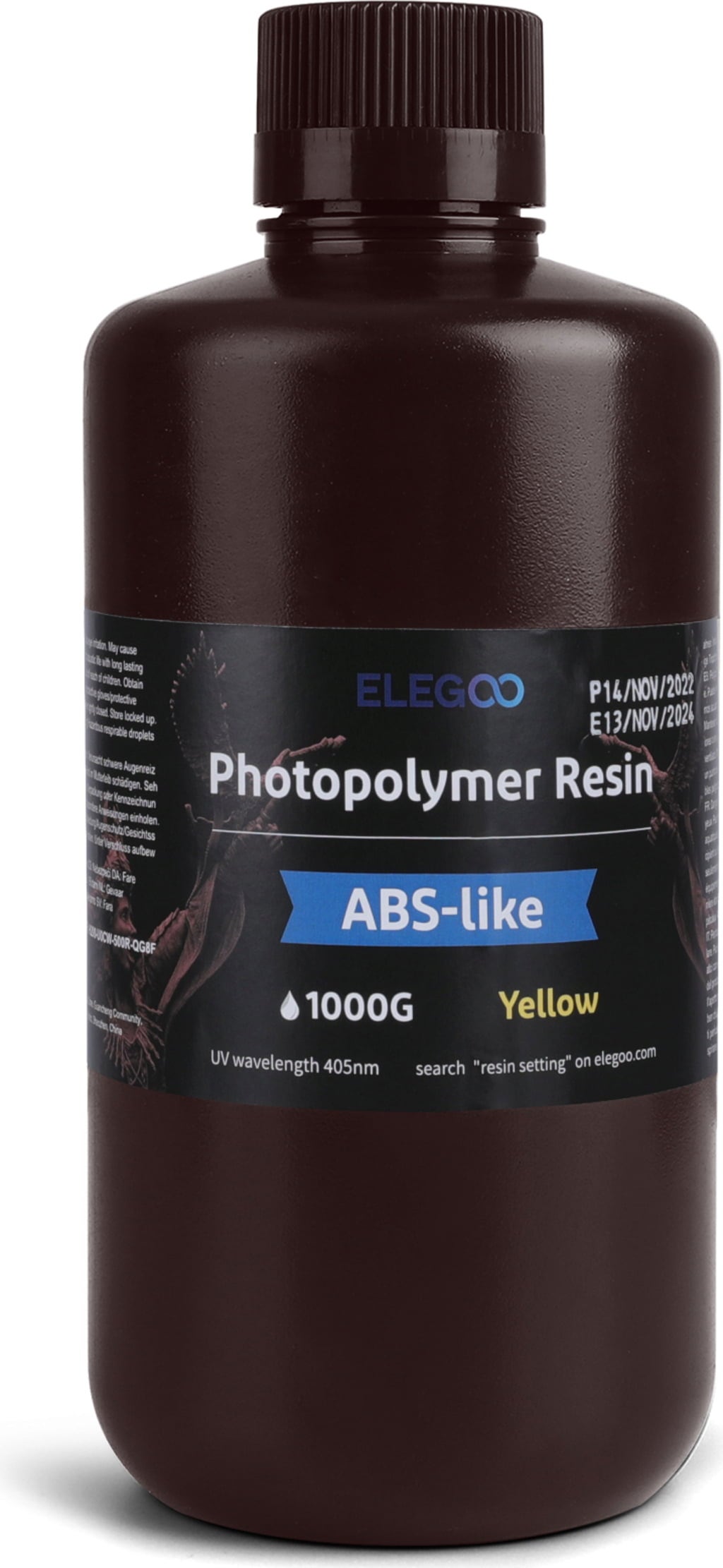 Elegoo ABS-like Resin Yellow - 3DJake België