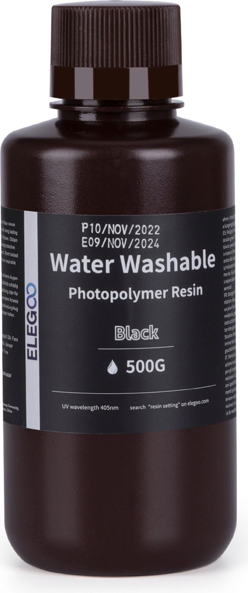 Elegoo Water Washable Resin Black - 3DJake International