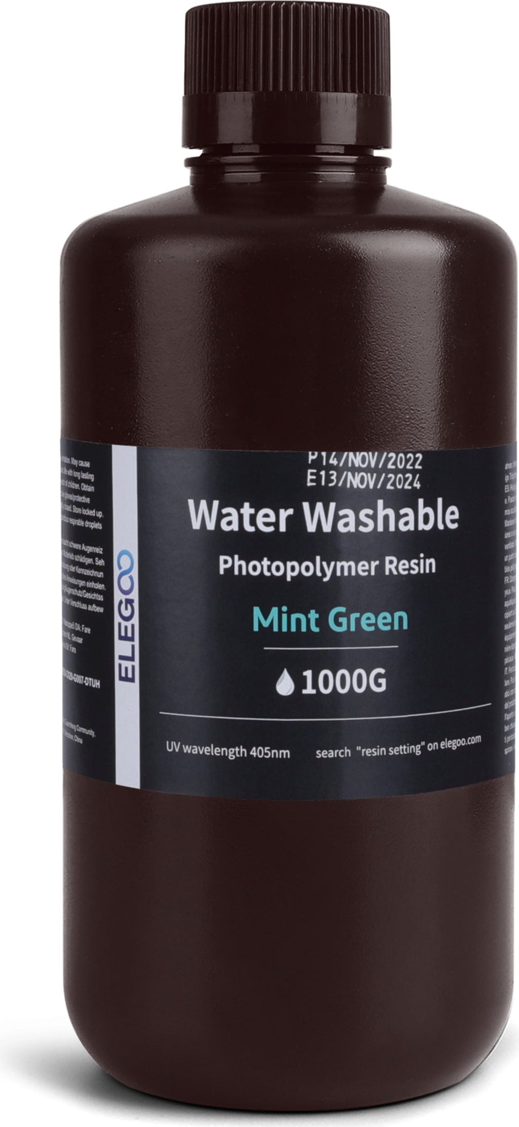 Elegoo Water Washable Resin Mint Green - 3DJake Österreich
