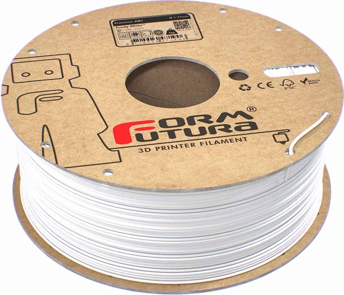 Formfutura Premium ABS Frosty White - 3DJake Belgien