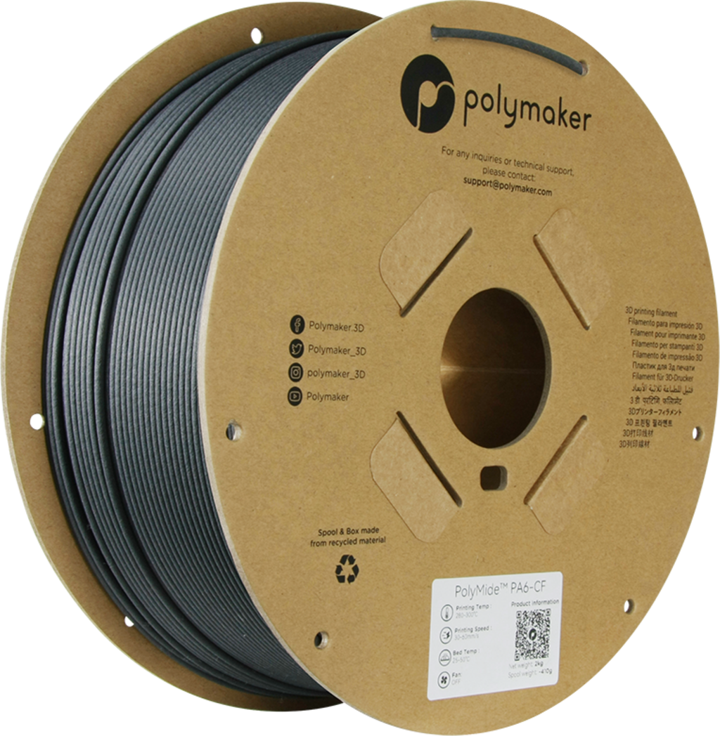 Polymaker PolyMide PA6-CF Black - 3DJake International